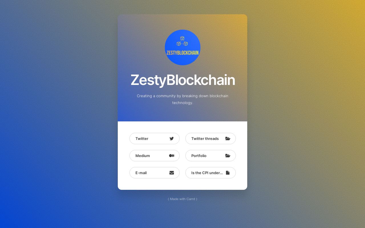 ZestyBlockchain